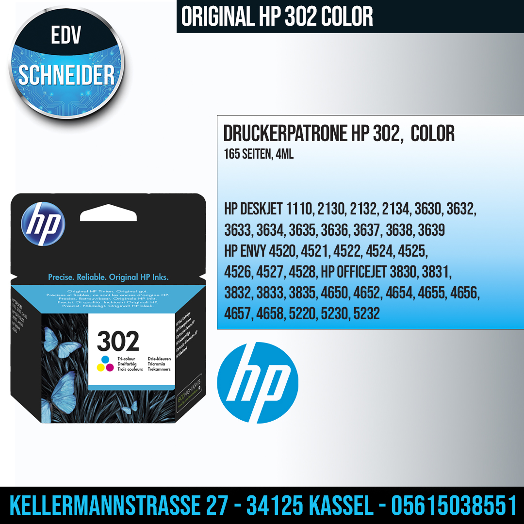HP Patrone 302 Color - EDV-Schneider